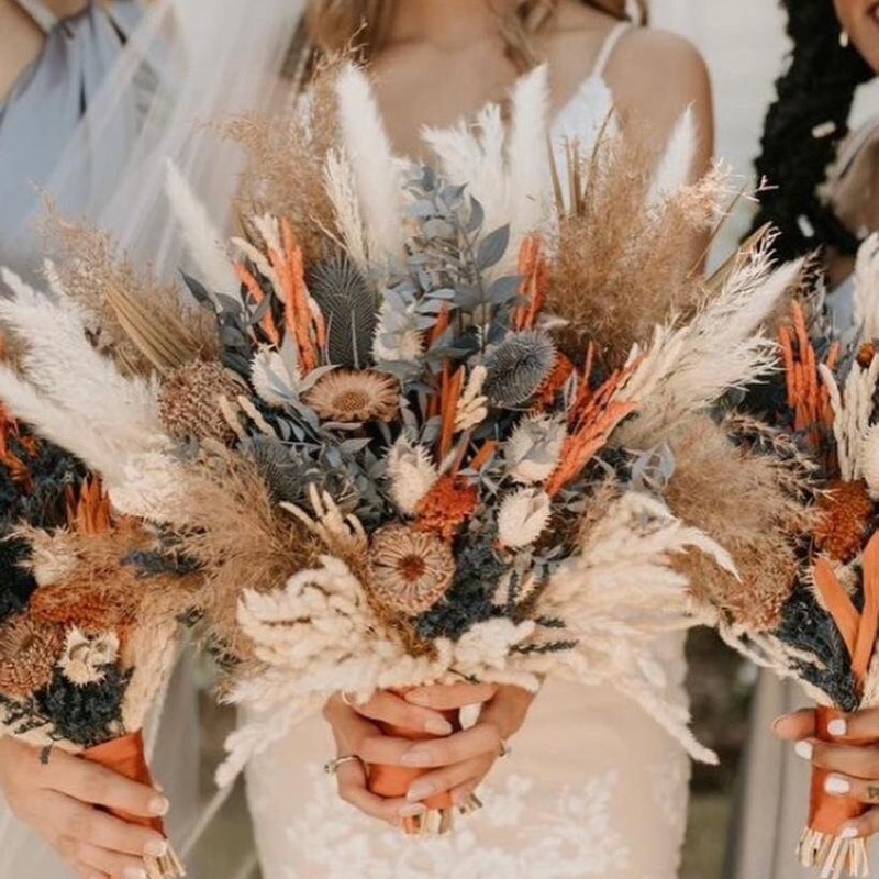 Rust Bridal Bouquet - Etsy