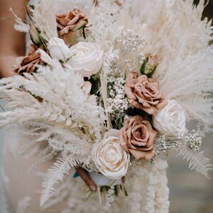 White Dried Bouquet, Bleach Dried Flowers Bouquet, Toffee Bouquet ...
