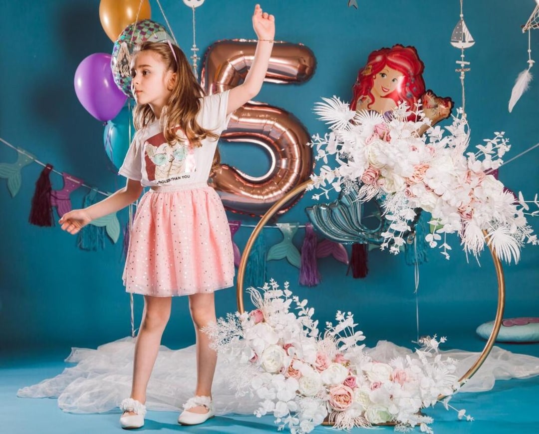 Dusty Blue Arch Flowers, Flower Arch Arrangement, Wedding Corner Swag ...