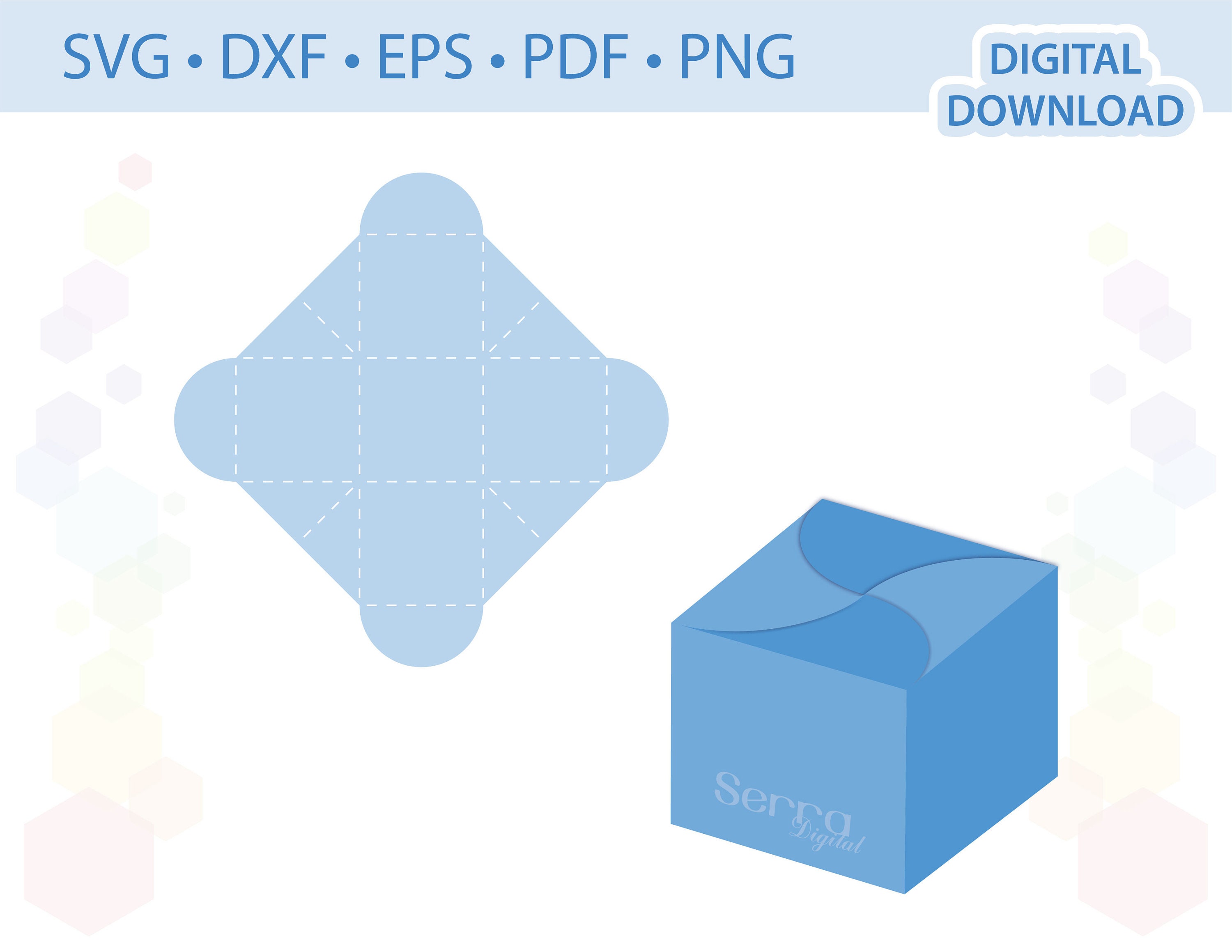 Twist No Glue Square Gift Box Twist Favor Box Twist Treat Box - Etsy