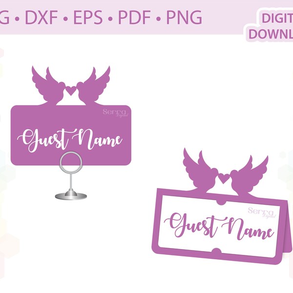 Bird Place Card - Etsy