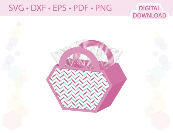 Favor Box Template .svg .dxf .eps .pdf .png | Etsy