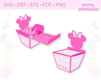 Mickey Mouse Box Template | Etsy Australia