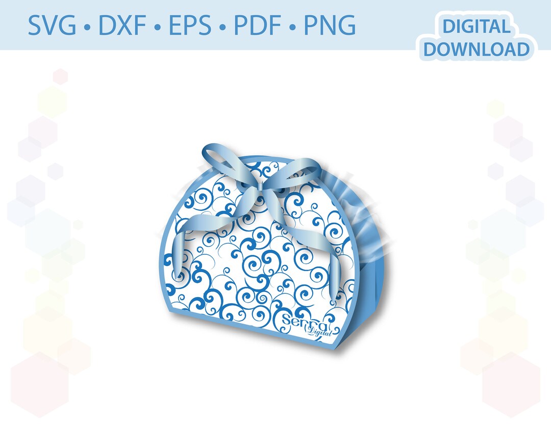 Favor Box Template .svg .dxf .eps .pdf .png - Etsy