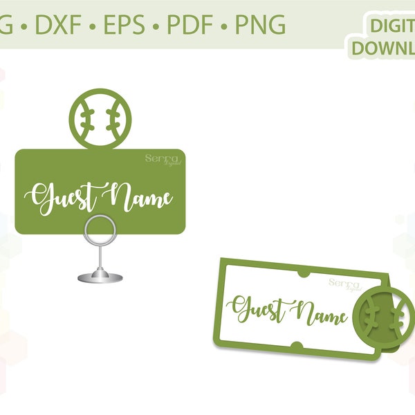 Baseball Place Cards - Etsy