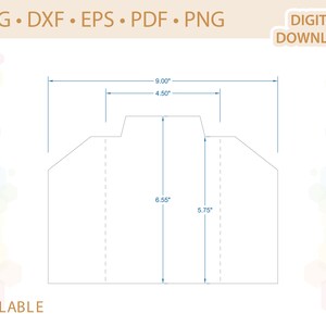 Shirt Card Template .svg .dxf .eps .pdf .png - Etsy