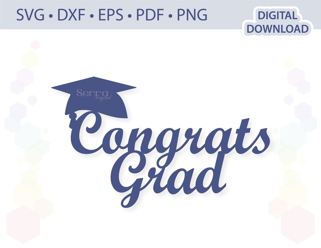 Graduation Cake Topper, Congrats Grad Cake Topper, Congrats Cake Topper ...