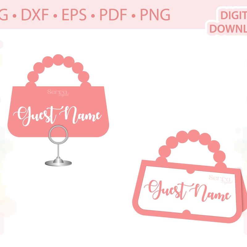 Purse Invitation Template - Etsy