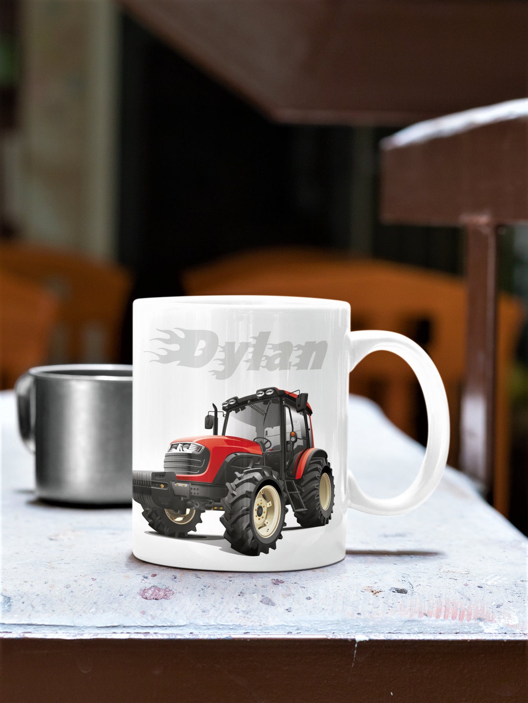 Tractor Mug Personalised Tractor Tractor Cup Farm Theme - Etsy
