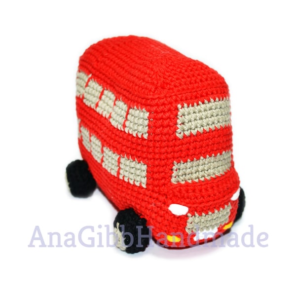 Double Decker Bus Crochet Etsy Uk