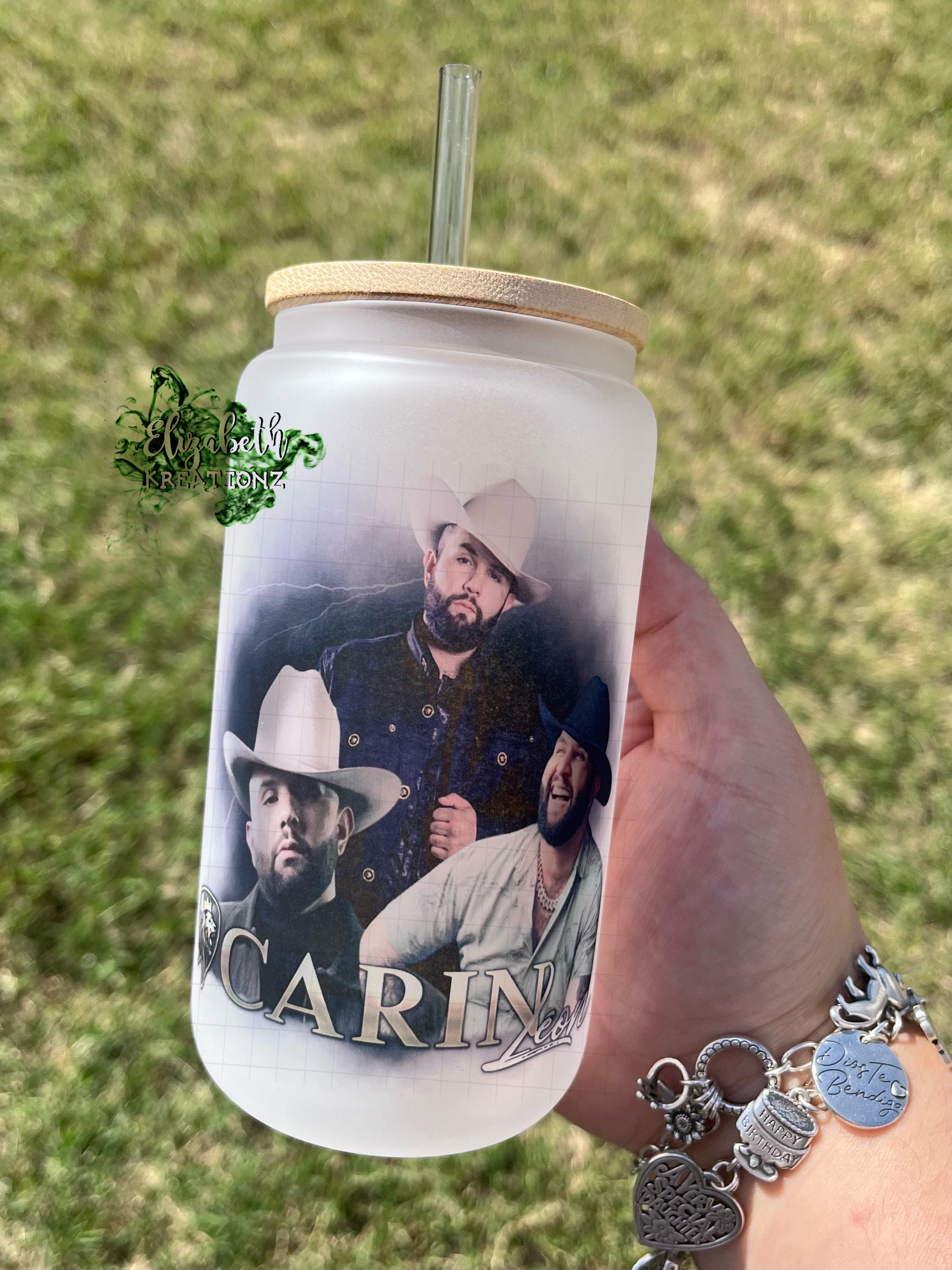 Carin Leon Glass Cup Carin Leon Libbey Cup Carin Leon Tumbler - Etsy