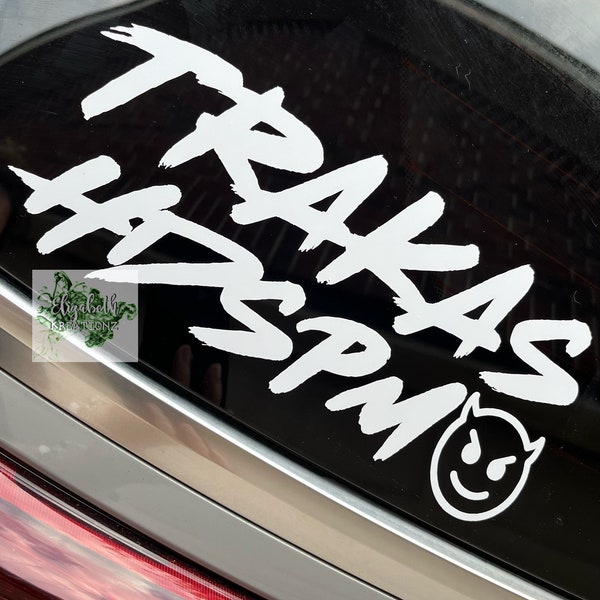 Trakas Vinyl Stickers - Etsy