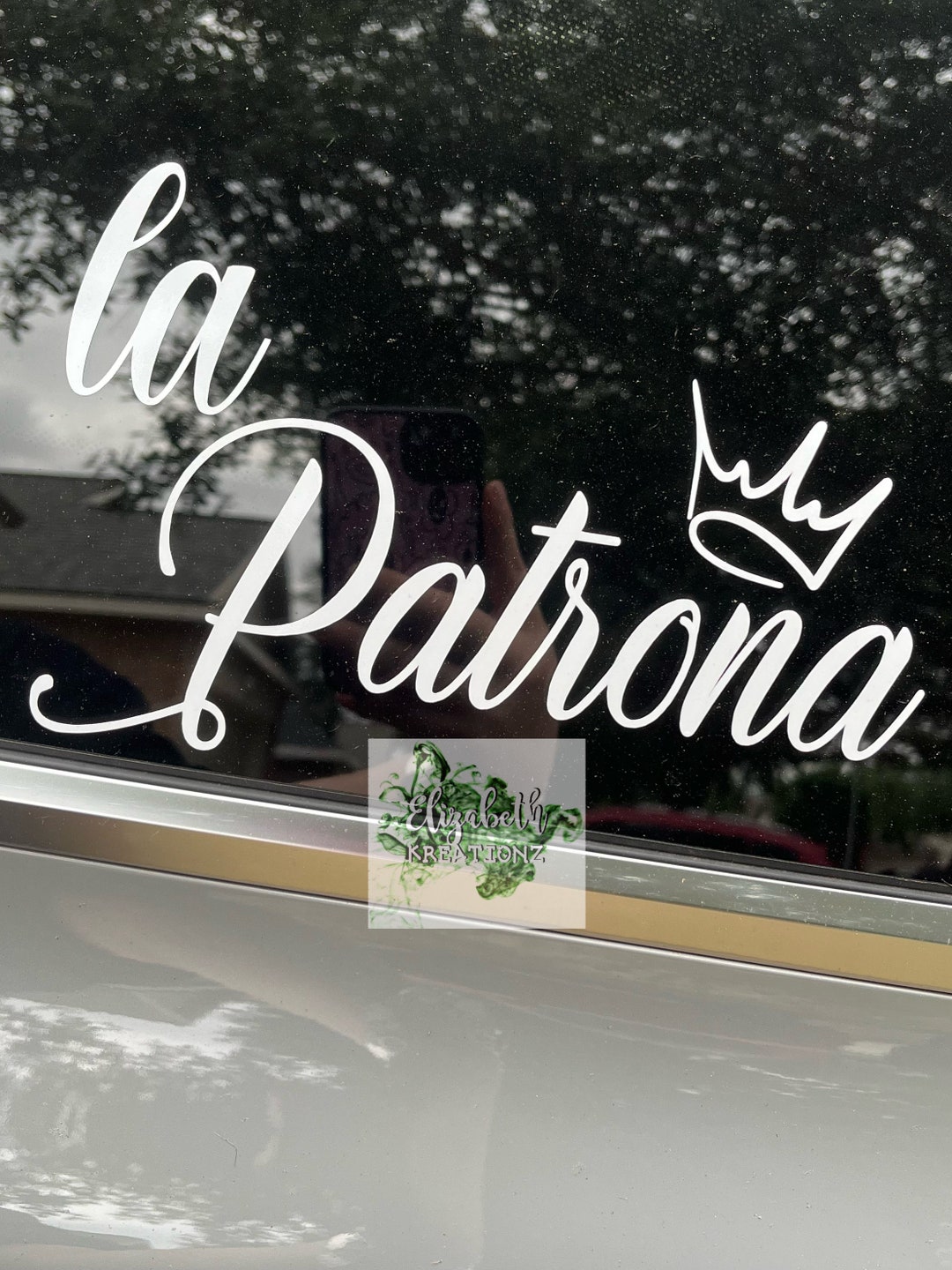 La Patrona Car Decal | Latina Car Decal | La Patrona Calcomania - Etsy