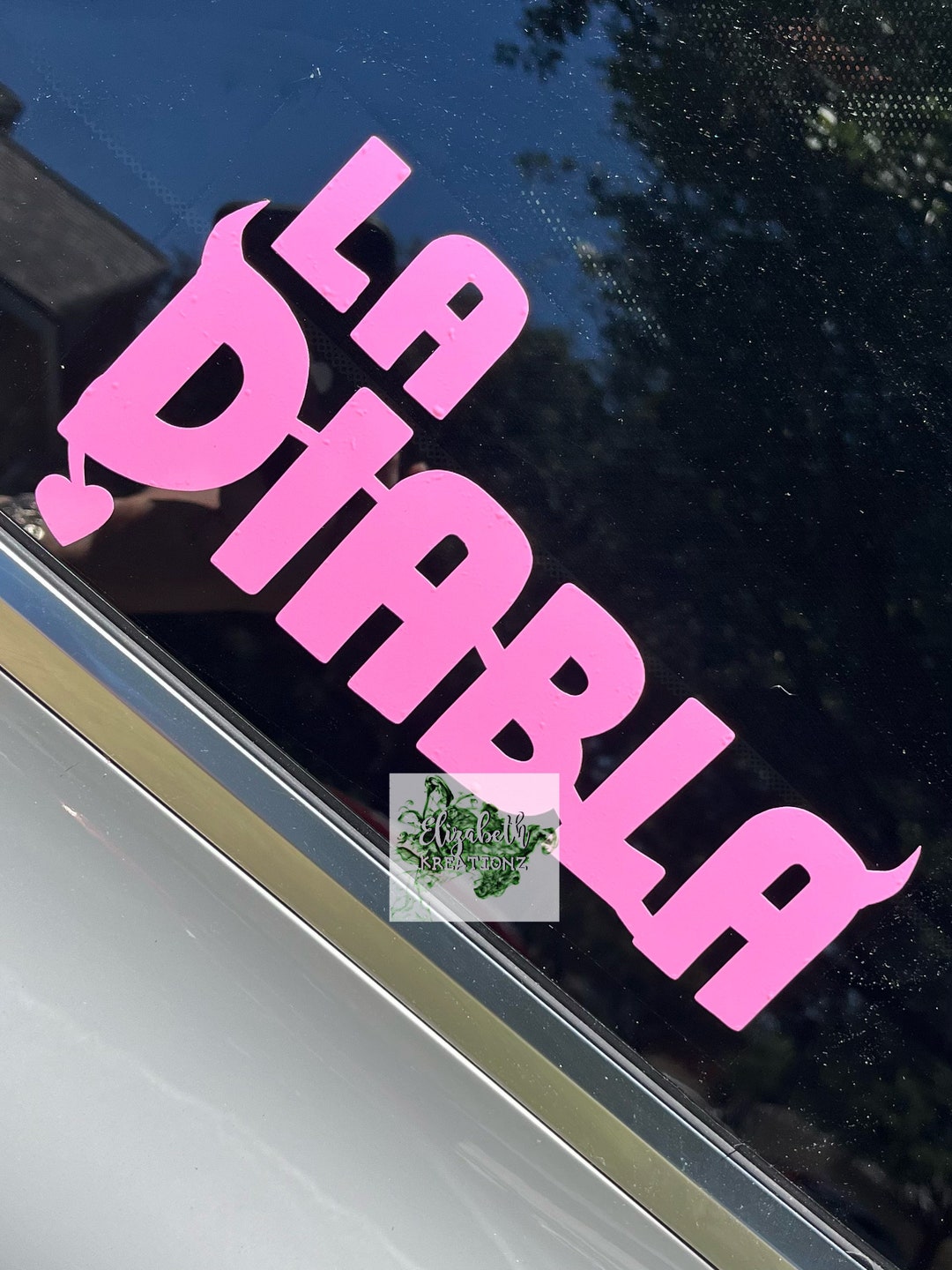 La Diabla Car Decal | Xavi La Diabla | Stickers | Vinyl Decal - Etsy