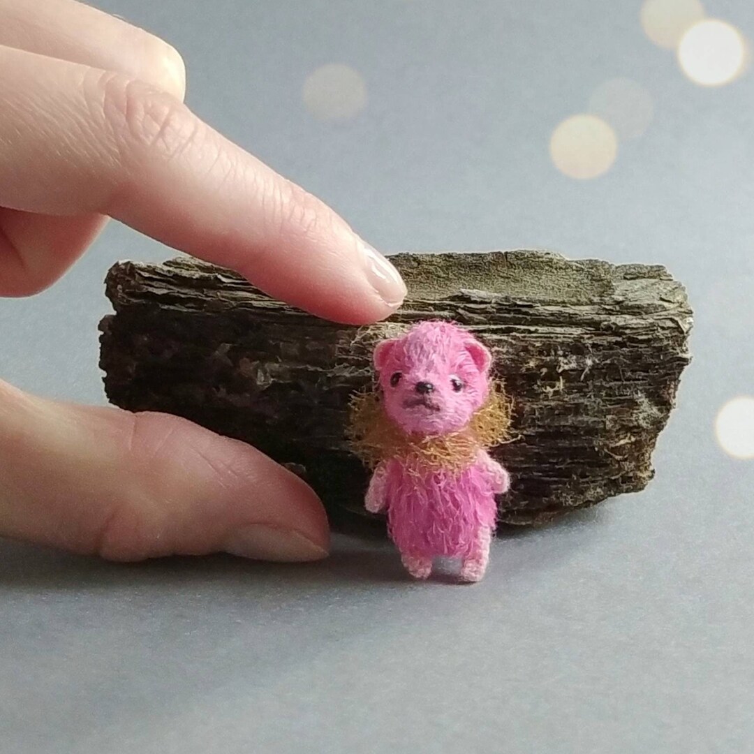 Artist Teddy Bear Art Doll Art Doll Animal Crochet Teddy Bear Miniature ...