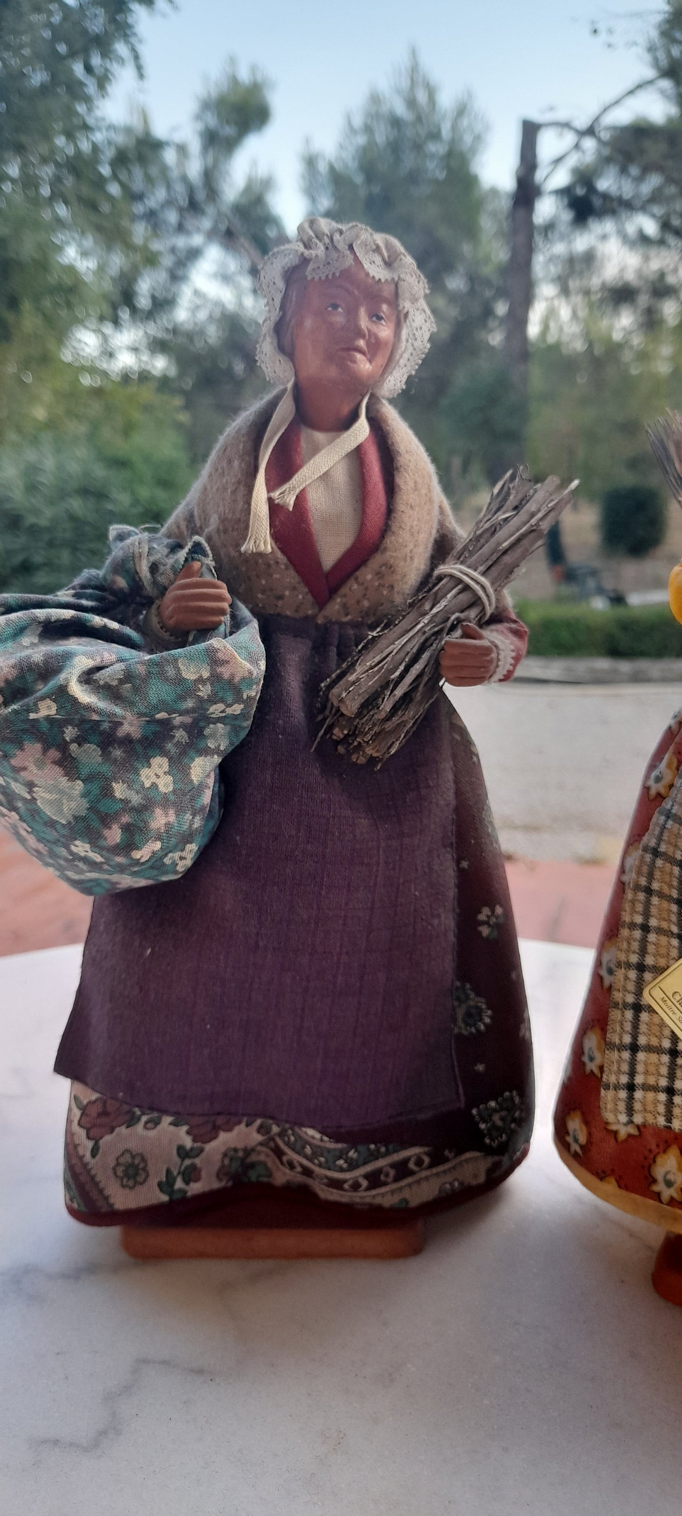 SOLD SINGLE UNIT Santons of Provençal Collection, Santon the Spinner ...