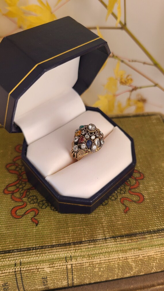 60s princess ring - Gem