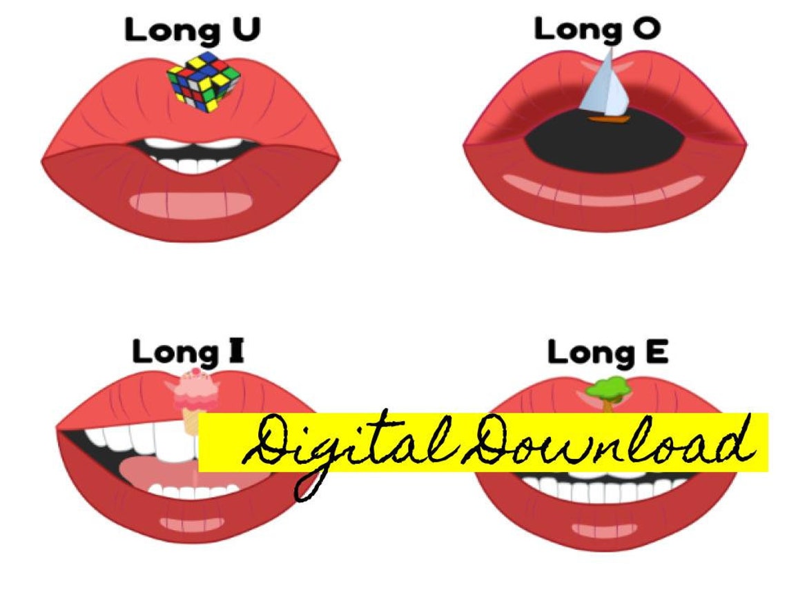 Online Teacher Props VIPKID Long and Short Vowels Online - Etsy