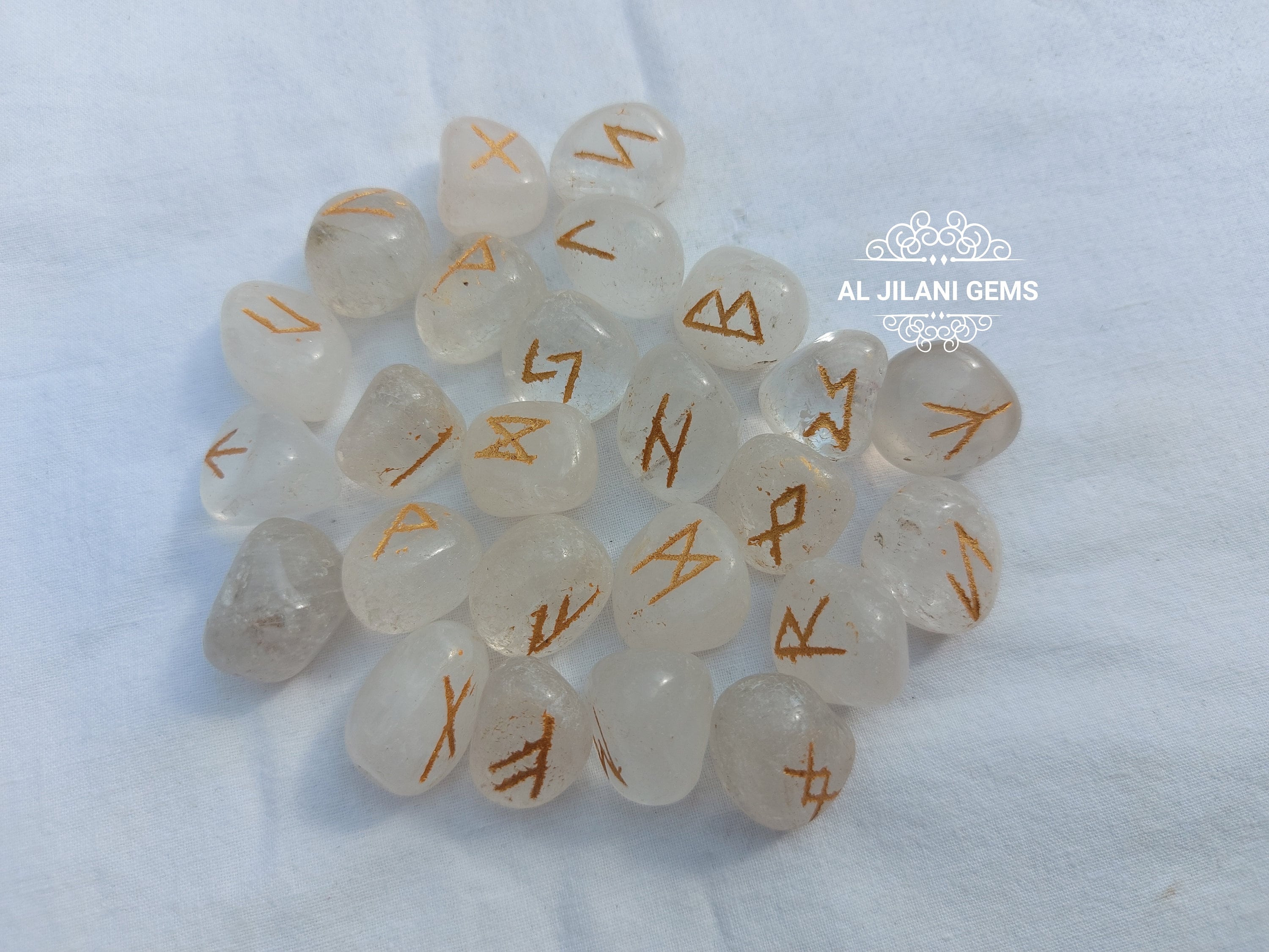 Crystal Rune Set Rune Stones Set Elder Futhark Runes | Etsy