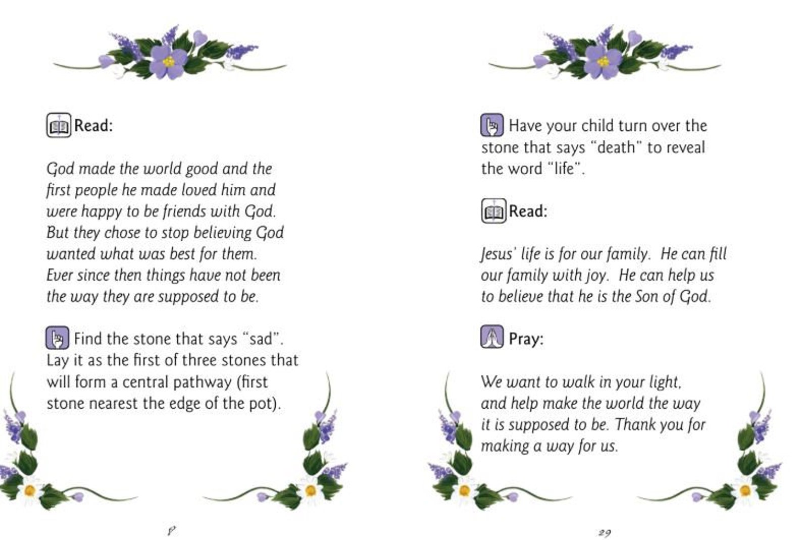 Resurrection Garden Easter Family Devotional - Etsy