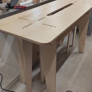 DIY CNC Files Kit Simple Plywood Workbench Plan, DXF & Fusion 360 Files ...