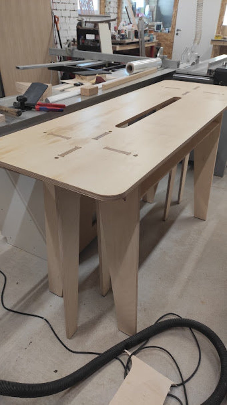 DIY CNC Files Kit Simple Plywood Workbench Plan, DXF & Fusion 360 Files ...