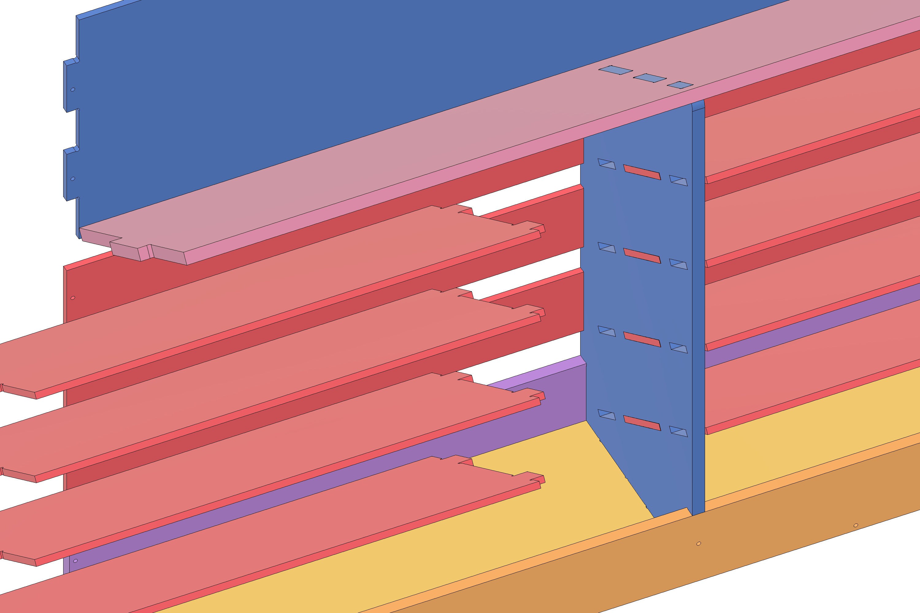 Van Racking CNC Templates File for Wurth System Cases, Dxf & Svg Plan ...