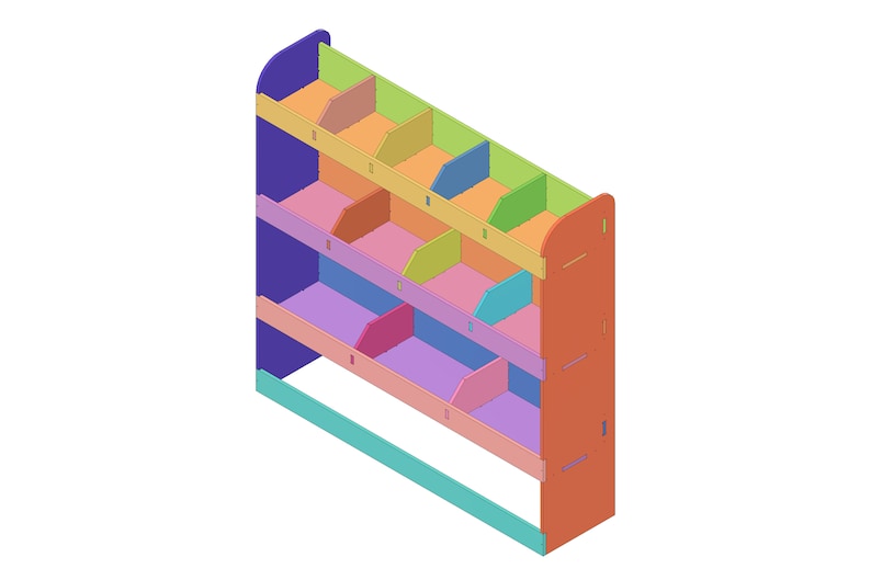 Racking for Workshop Van, Dxf Templates Files for CNC Router - Etsy