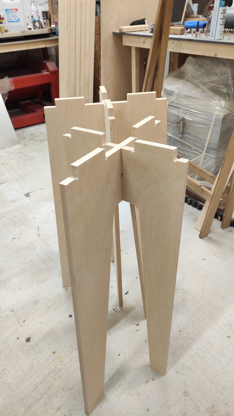 DIY CNC Files Kit Simple Plywood Workbench Plan, DXF & Fusion 360 Files ...