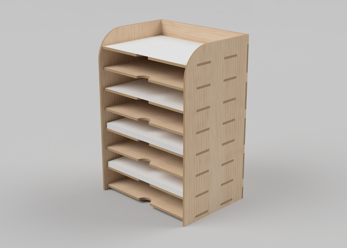 A4 Paper Organizer Laser File Svg & Dxf Templates for CNC - Etsy