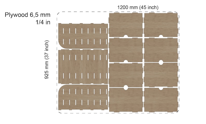 A4 Paper Organizer Laser File Svg & Dxf Templates for CNC - Etsy