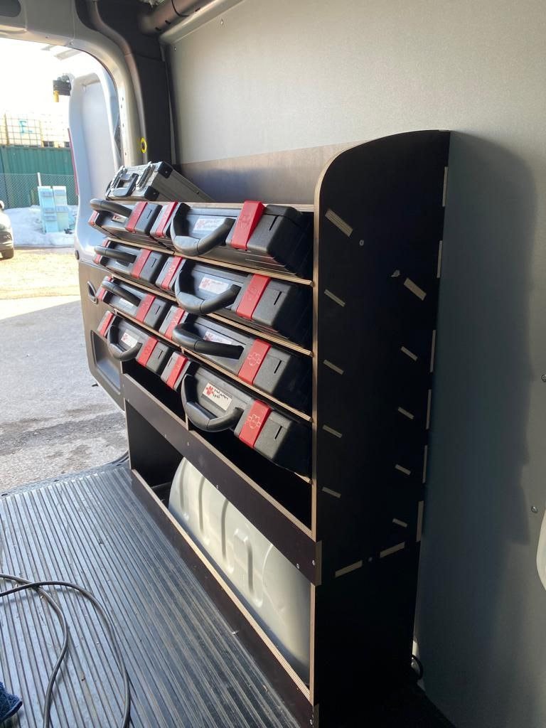 Van Racking CNC Templates File for Wurth System Cases, Dxf & Svg Plan ...