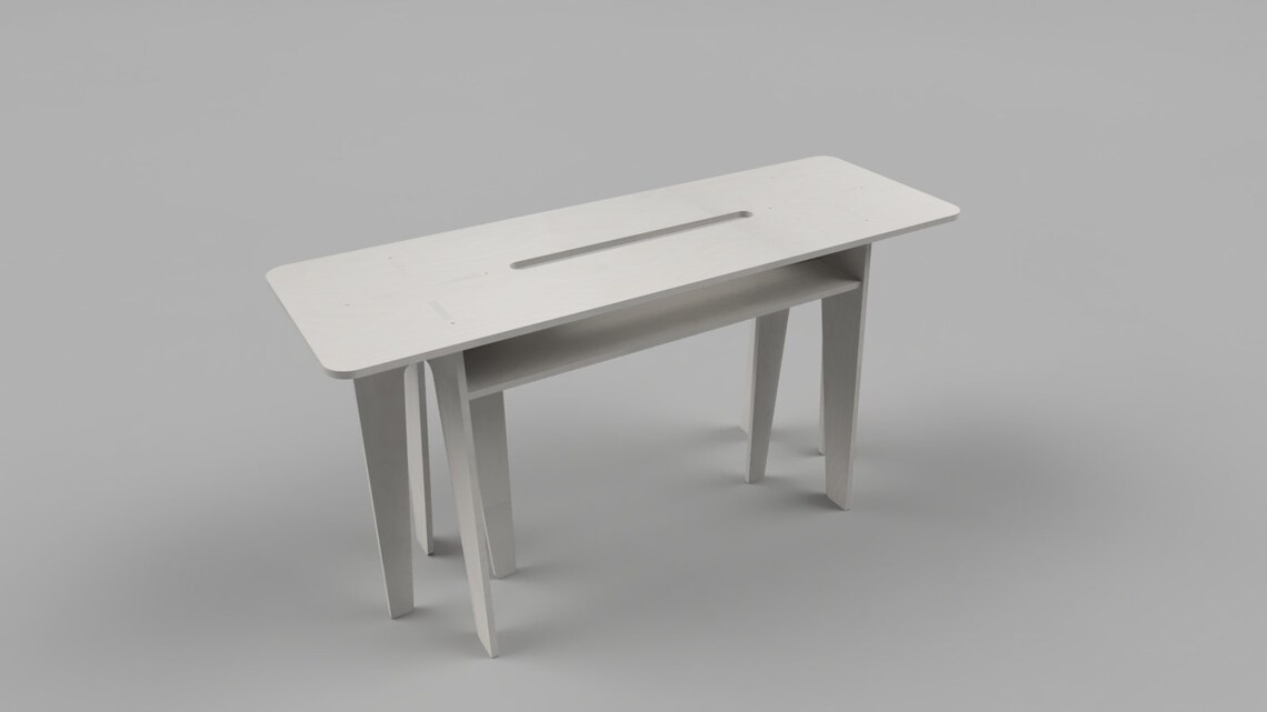 DIY CNC Files Kit Simple Plywood Workbench Plan, DXF & Fusion 360 Files ...