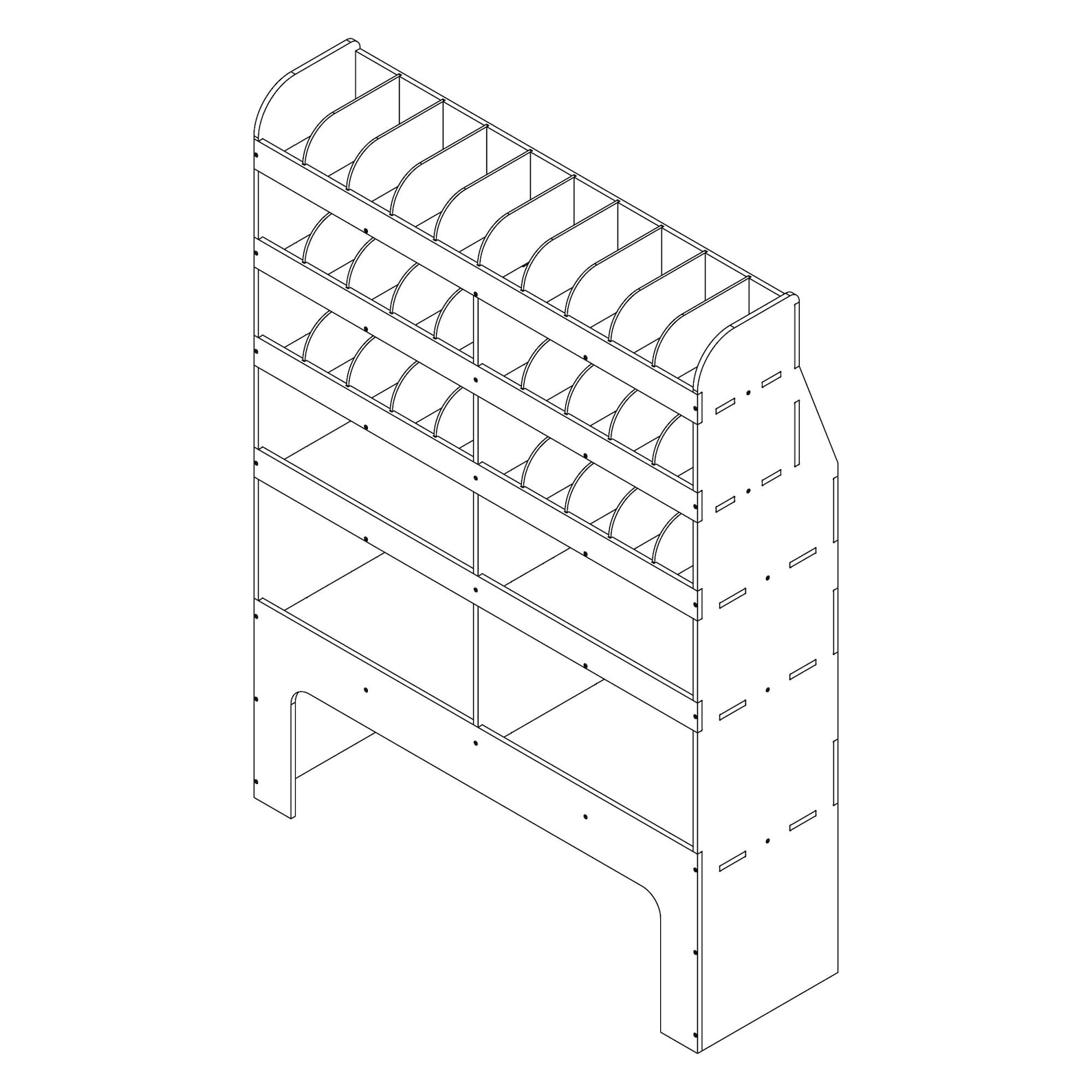 Tall Van Racking Templates Files for CNC Router, Dxf & Svg - Etsy