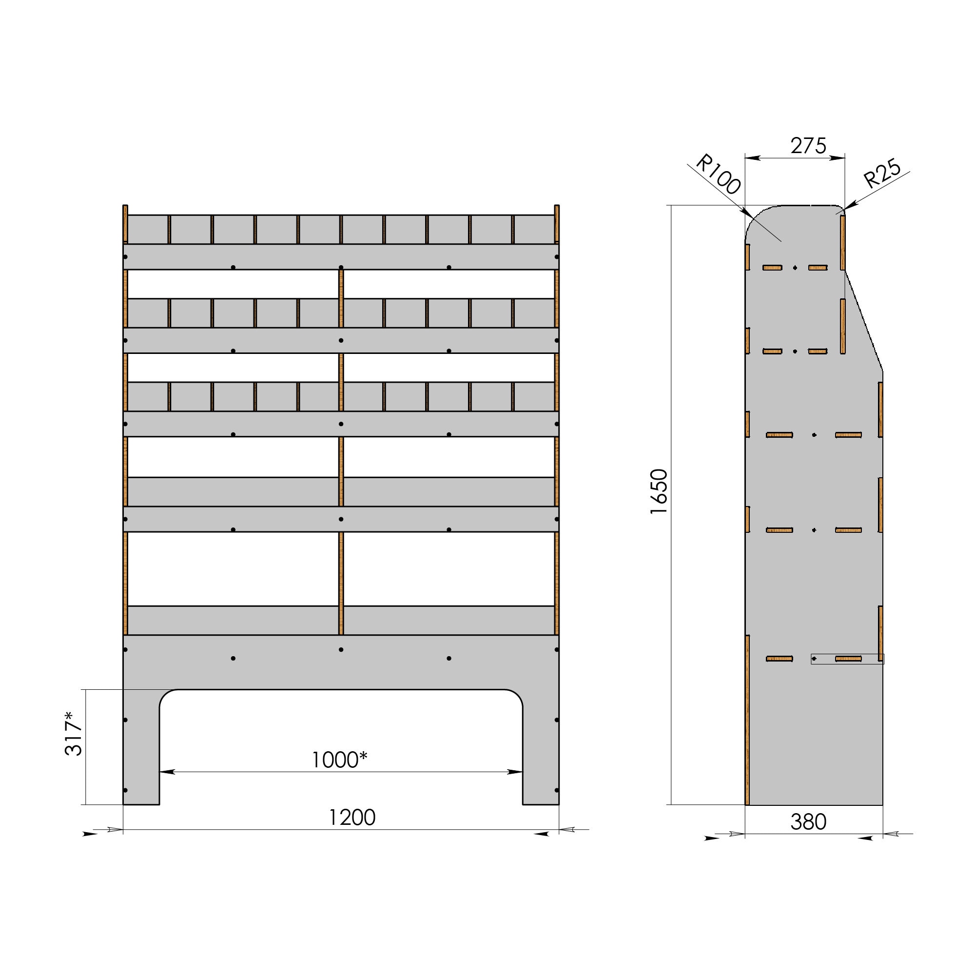 Tall Van Racking Templates Files for CNC Router, Dxf & Svg - Etsy