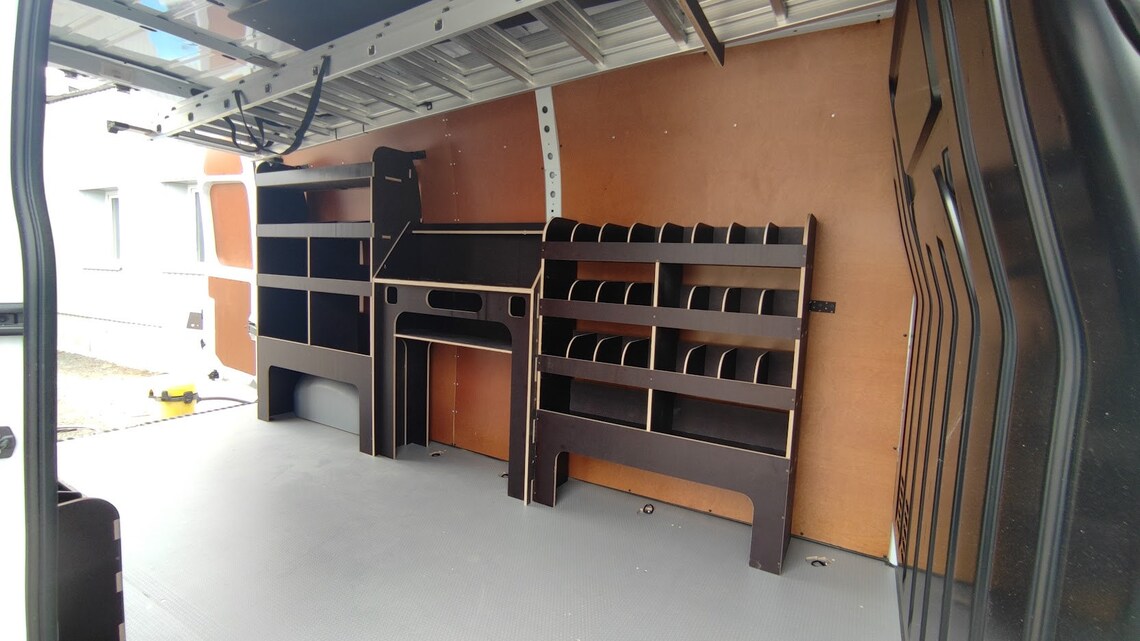 Set of 29 Van Racking CNC Template Files, Dxf Plans Pack of Plywood ...