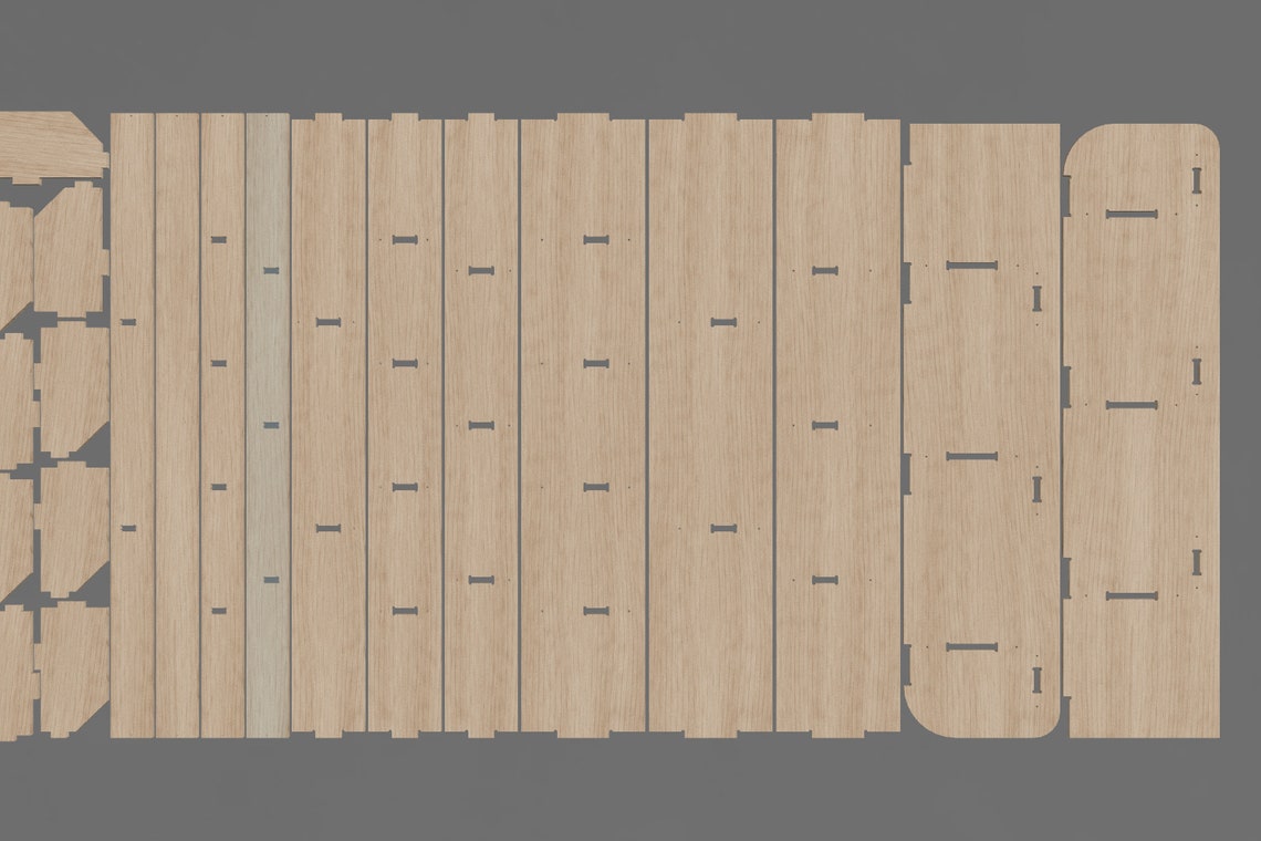 Racking for Workshop Van, Dxf Templates Files for CNC Router - Etsy