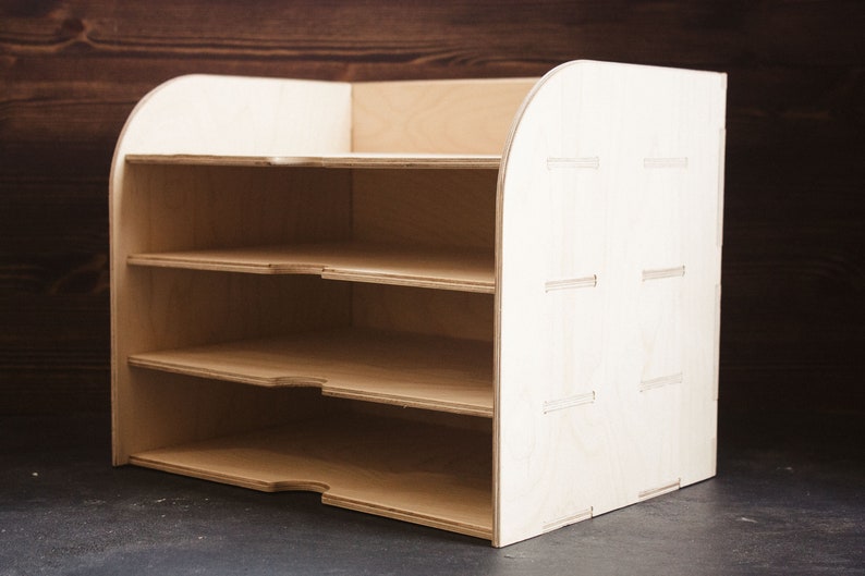 A4 Paper Desk Rack, Laser or Cnc Files - Etsy