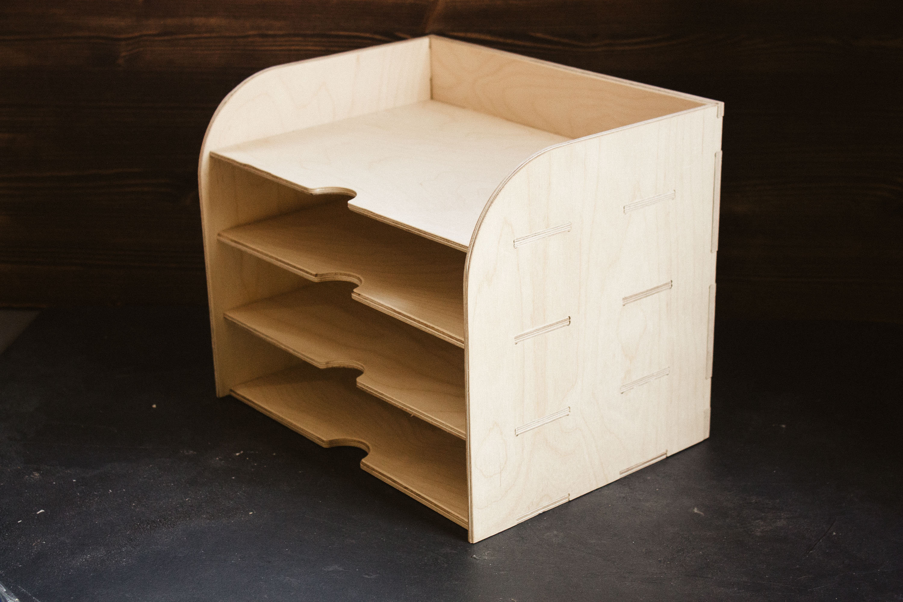 A4 Paper Desk Rack, Laser or Cnc Files - Etsy