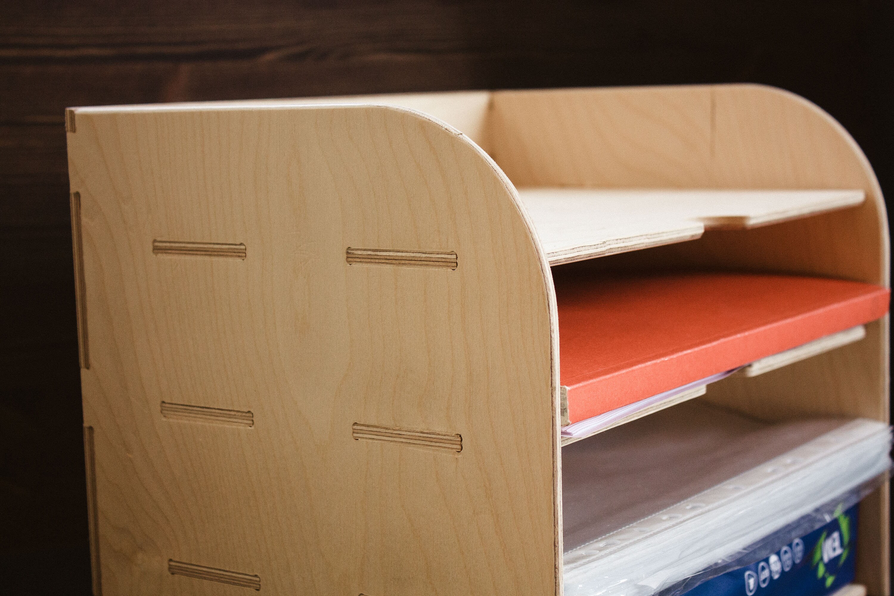 A4 Paper Desk Rack, Laser or Cnc Files - Etsy