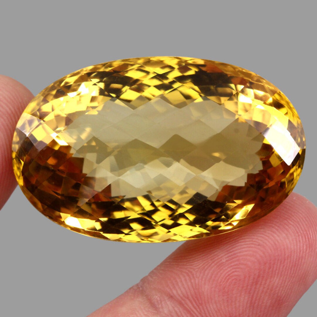 Certified Xl Large 152.80 Carat Loose Citrine, AAA Quality Natural ...