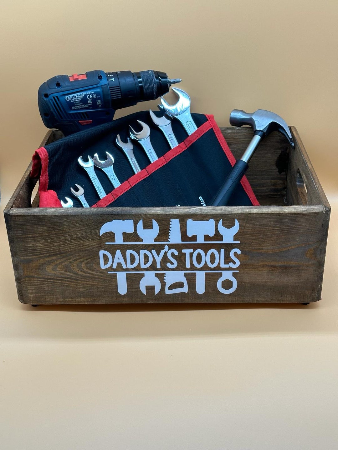Personalised Tool Box. Dads Birthday. Grandpa. Storage. Mans Gift Idea ...