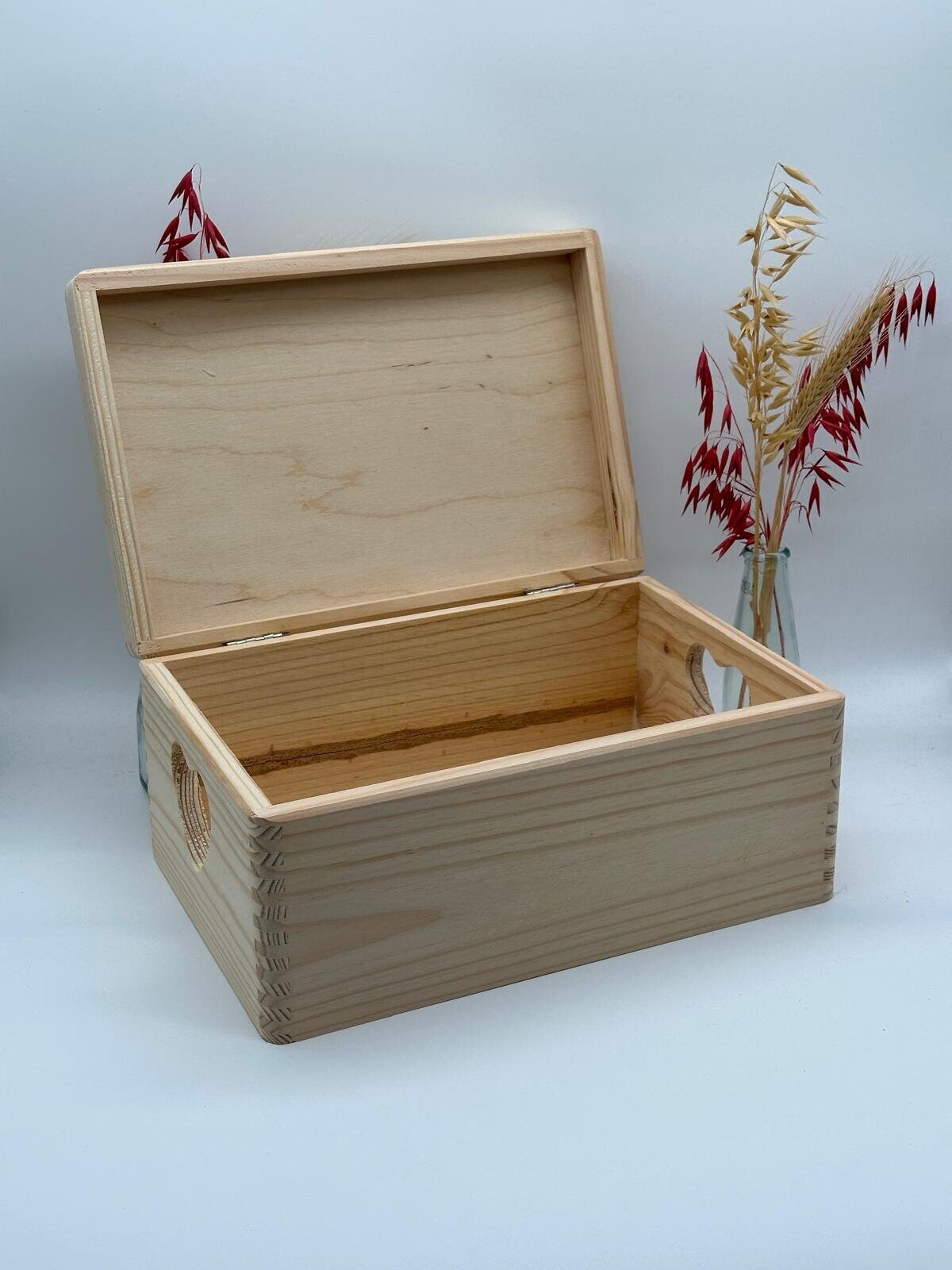 Wooden Boxes Birthday Gift. Keepsake Memory Box Organiser Different ...