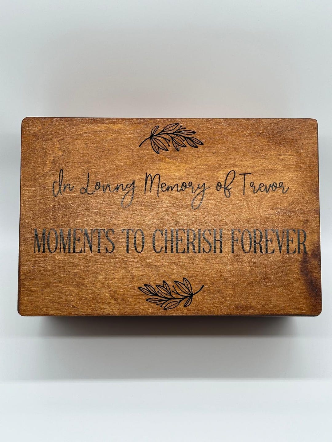 Bereavement Box in Loving Memory Box Keepsake Box. Father Memorial Gift ...