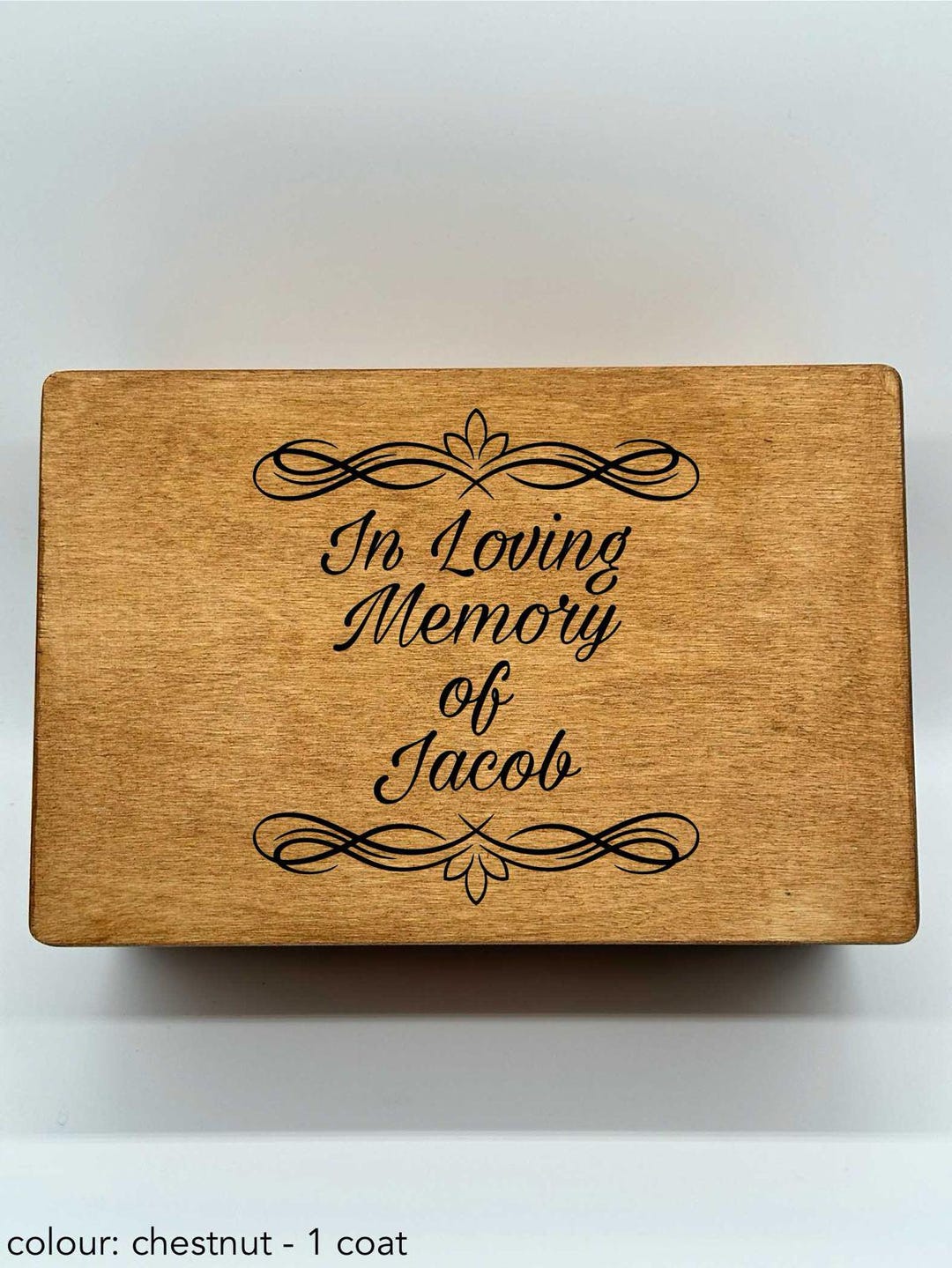 Bereavement Box in Loving Memory Box Keepsake Box. Father Memorial Gift ...