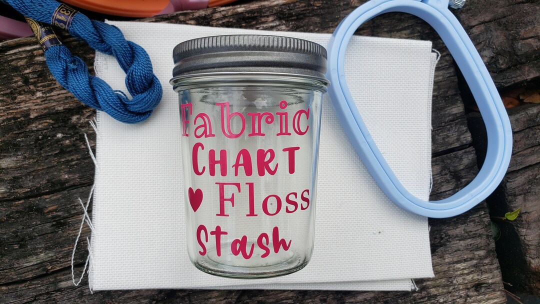 Ort Jar Cross Stitch Terms Thread Jar for Cross Stitch - Etsy