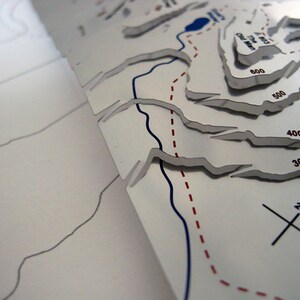 Old Man of Coniston Wapenmap : Hand Painted Stainless Steel Contoured ...
