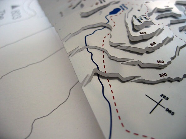 Old Man of Coniston Wapenmap : Hand Painted Stainless Steel Contoured ...