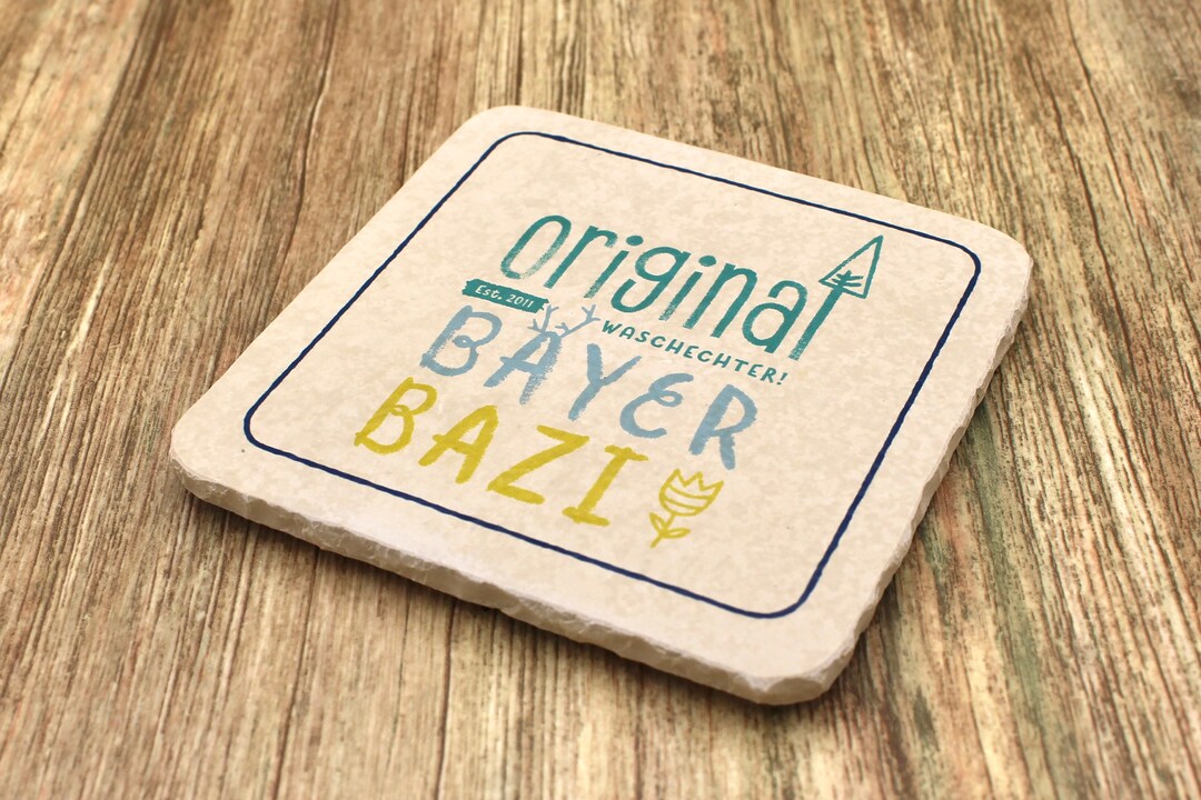 Bayer Bazi Coasters Made of Natural Stone 100% Handmade in Bavaria ...