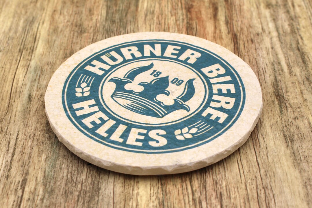 Hürner Beer Coasters Made of Natural Stone 100% Handmade in Bavaria ...